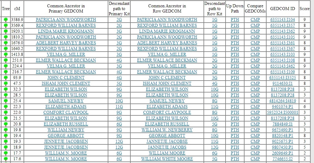New Gedmatch Tool: Find common ancestors (MRCA) from DNA matches ...